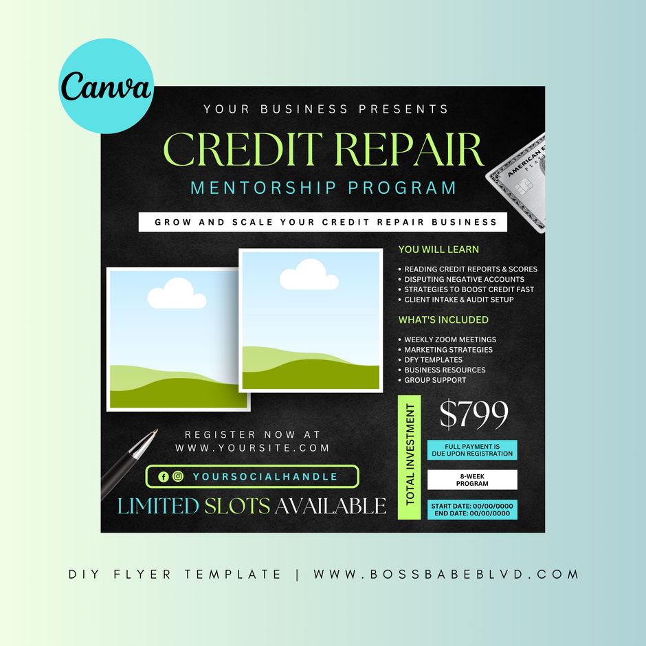DIY Flyer & Social Media Templates - Editable in Canva for Easy Design ...